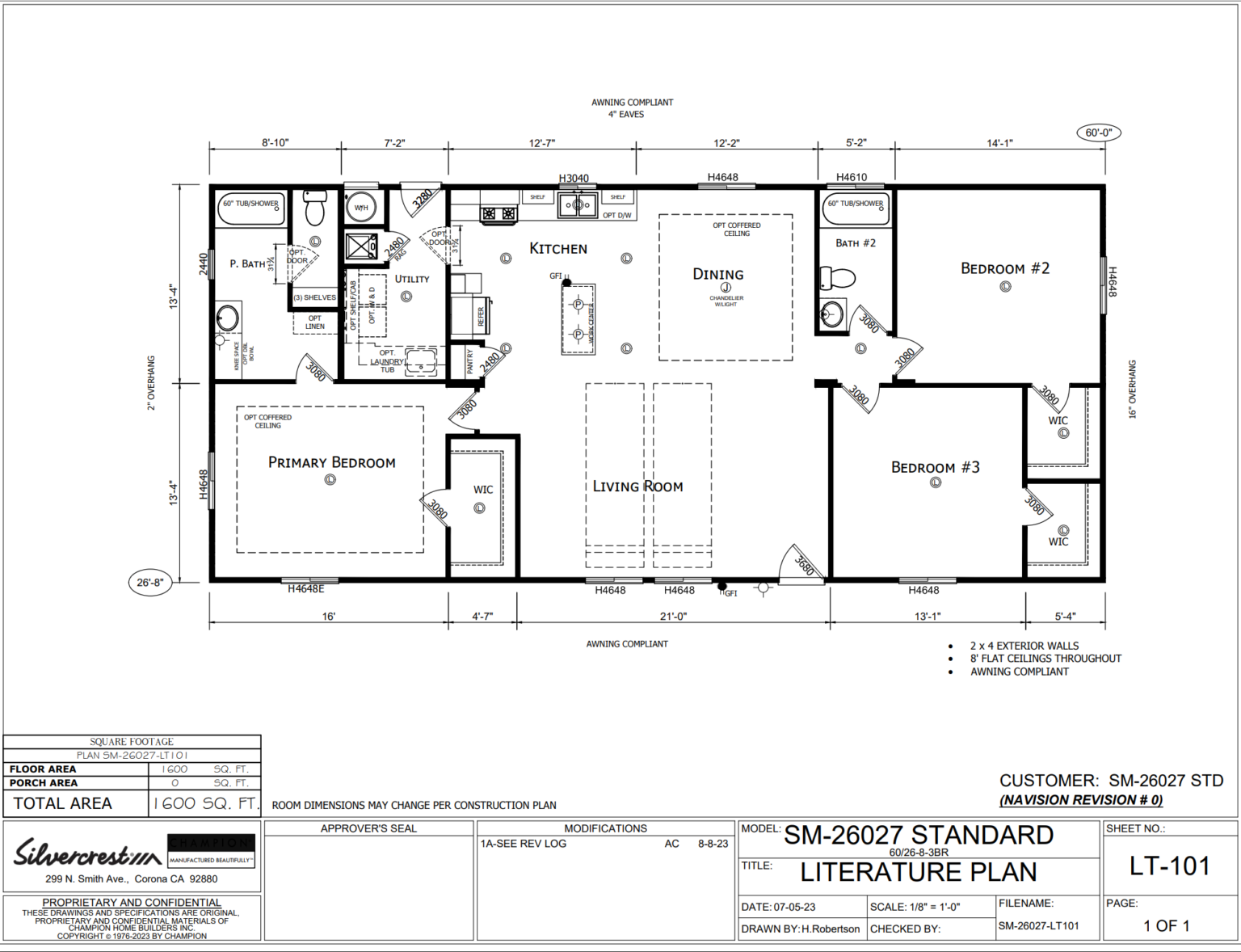 The Tranquility-27′ - Ma Williams Manufactured Homes, Manufactured ...
