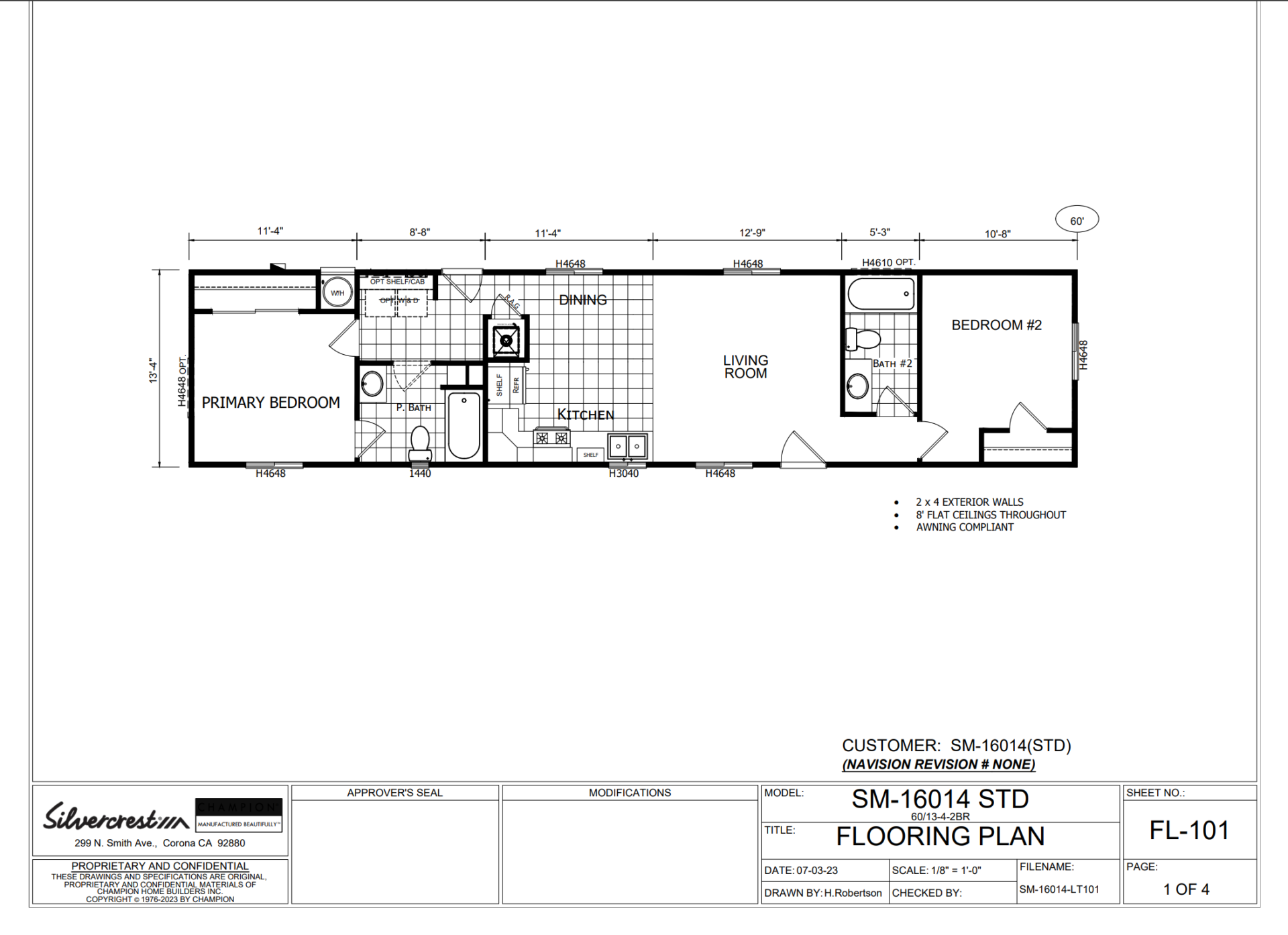 The Sanctuary-14′ - Ma Williams Manufactured Homes, Manufactured Homes ...
